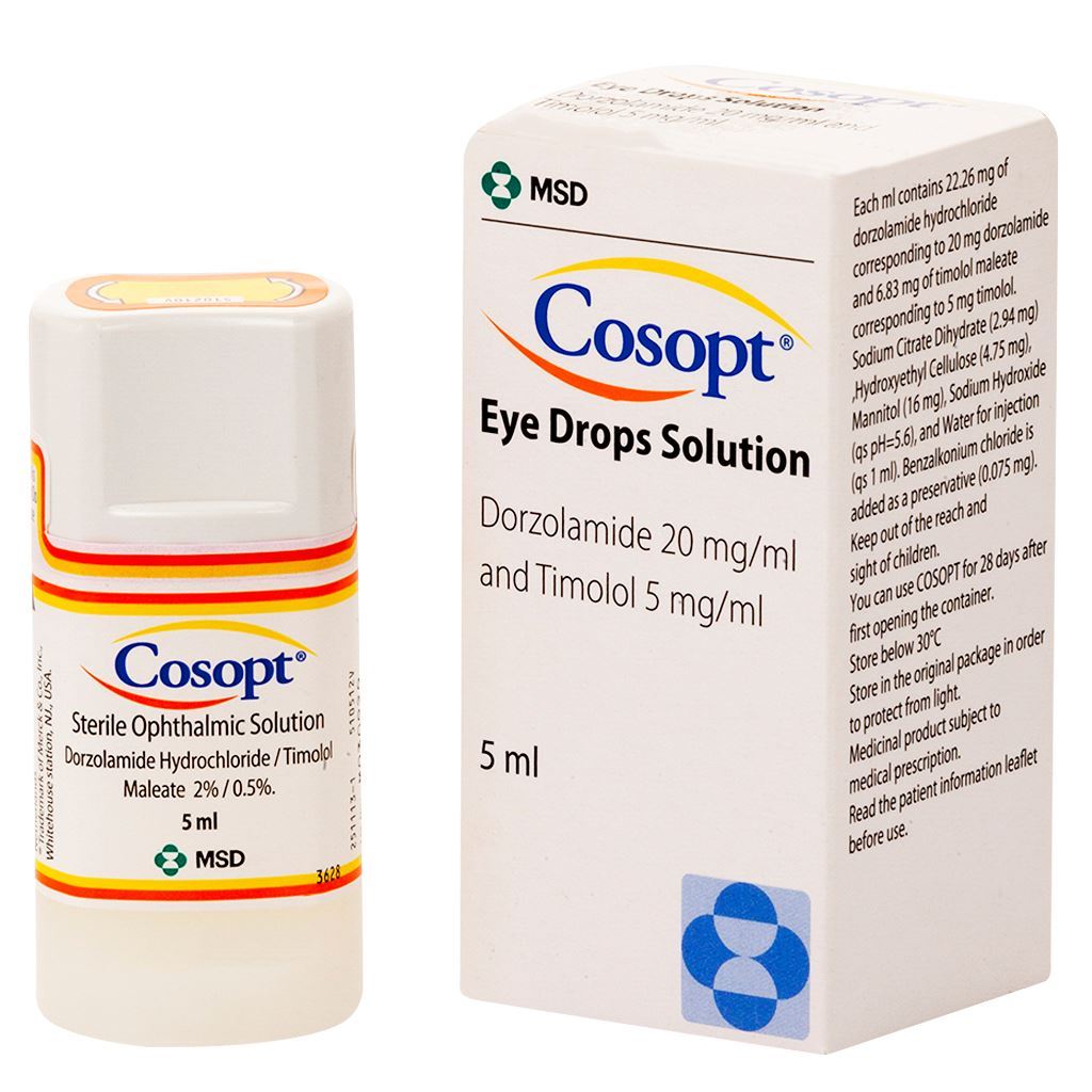 Cosopt Eye Drops 5Ml – Taabib.com