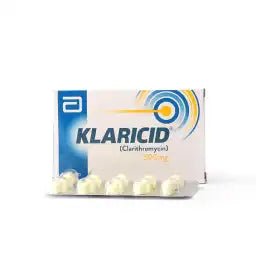 Klaricid Tablets 500Mg (1 Box = 1 Strip)(1 Strip = 10 Tablets) – Taabib.com