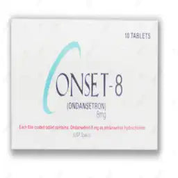 Onset Tablets 8Mg (1 Box = 1 Strip)(1 Strip = 10 Tablets) – Taabib.com