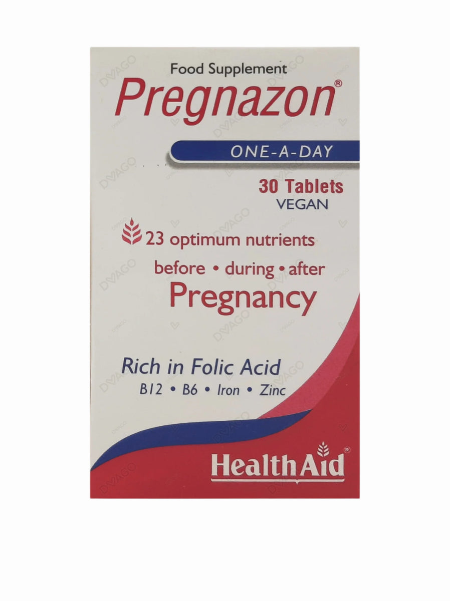 Healthaid Pregnazon Tablets (1 Box = 30 Tablets) – Taabib.com