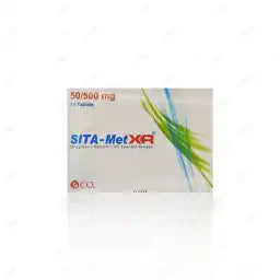 Sita-Met Xr Tablets 50Mg/500Mg (1 Box = 2 Strips) (1 Strip = 7 Tablets ...