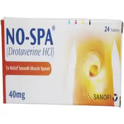 No-Spa Tablets 40Mg (1 Box = 1 Strip ) (1 Strip = 24 Tablets) – Taabib.com