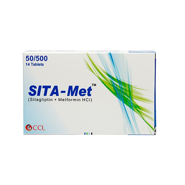 Sita-Met Tablets 50/500Mg (1 Strip = 7 Tablets) – Taabib.com