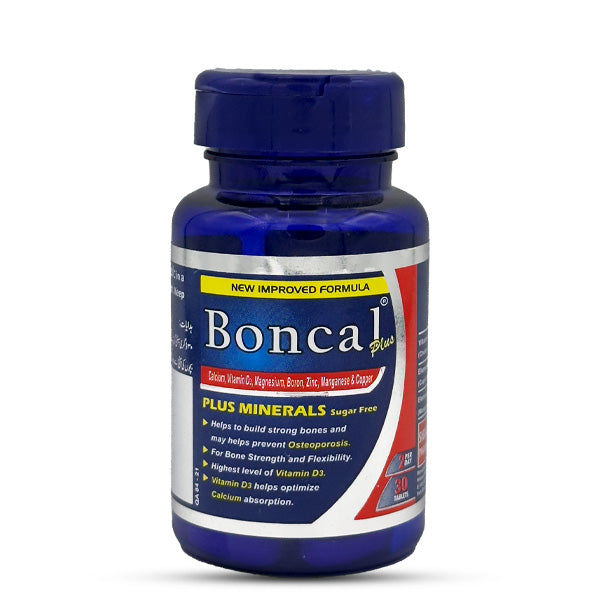 Natures Bounty Boncal Plus Tablets (1 Bottle = 30 Tablets) – Taabib.com