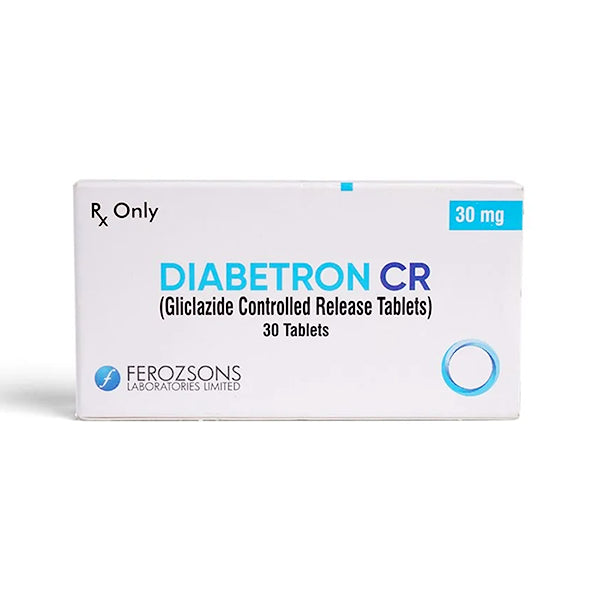Diabetron Cr Tablets 30Mg (1 Strip = 10 Tablets) – Taabib.com