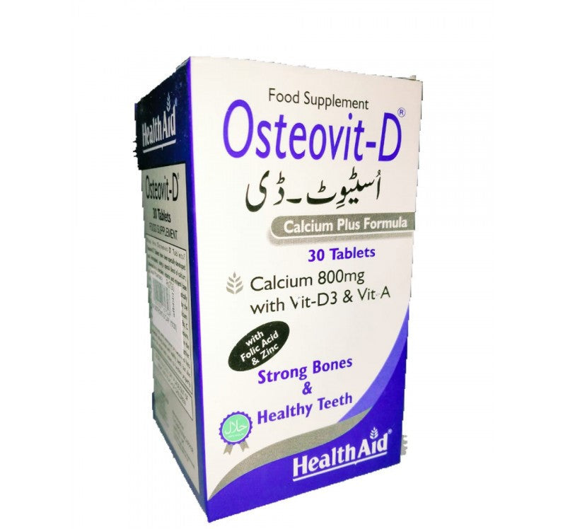 Healthaid Osteovit-D Calcium Plus Tablets (1 Box = 30 Tablets) – Taabib.com