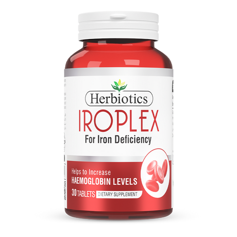 Herbiotics Iroplex Tablets (1 Bottle = 30 Tablets) – Taabib.com