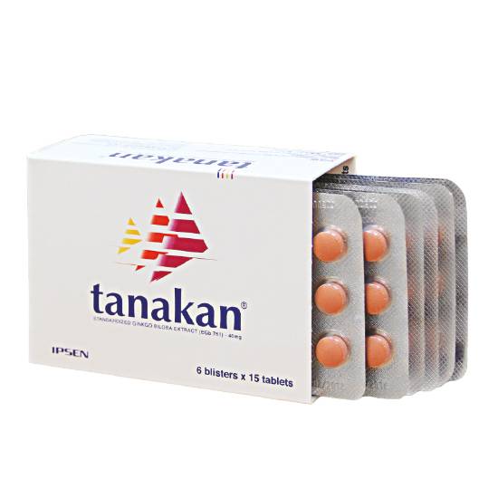 Tanakan Tablets 40Mg (1 Strip = 15 Tablets) – Taabib.com