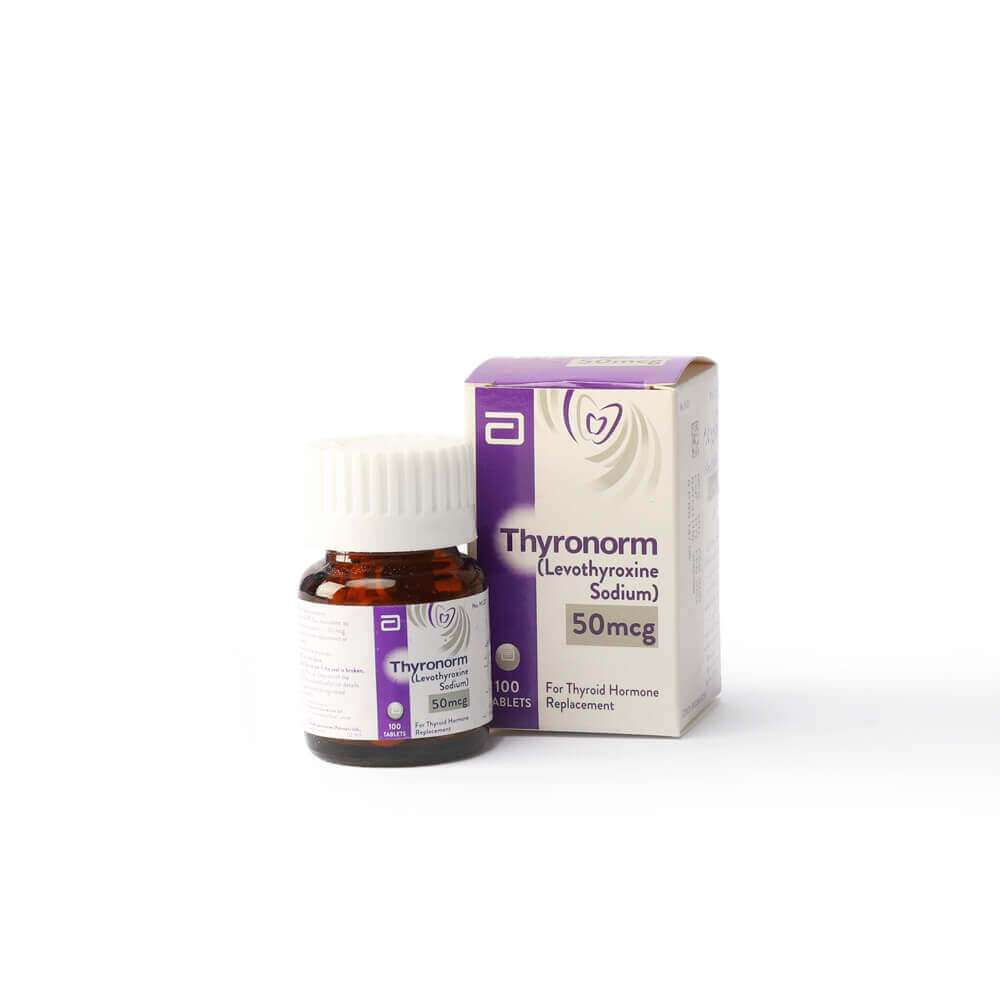 Thyronorm Tablets 50Mcg (1 Bottle = 100 Tablets) – Taabib.com