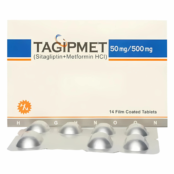 Tagipmet Xr Tablets 50/500Mg (1 Box = 2 Strips) (1 Strip = 10 Tablets ...