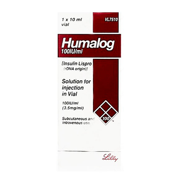 Humalog Injection 100Iu/Ml (1 Box = 1 Injection) – Taabib.com