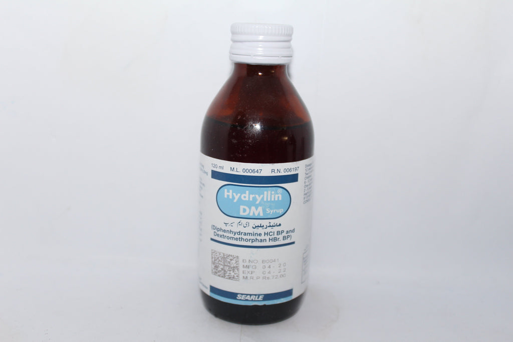 Hydryllin Dm Syrup 120Ml – Taabib.com