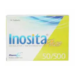 Inosita Plus Tablets 50/500Mg (1 Box = 4 Strips) (1 Strip = 7 Tablets ...