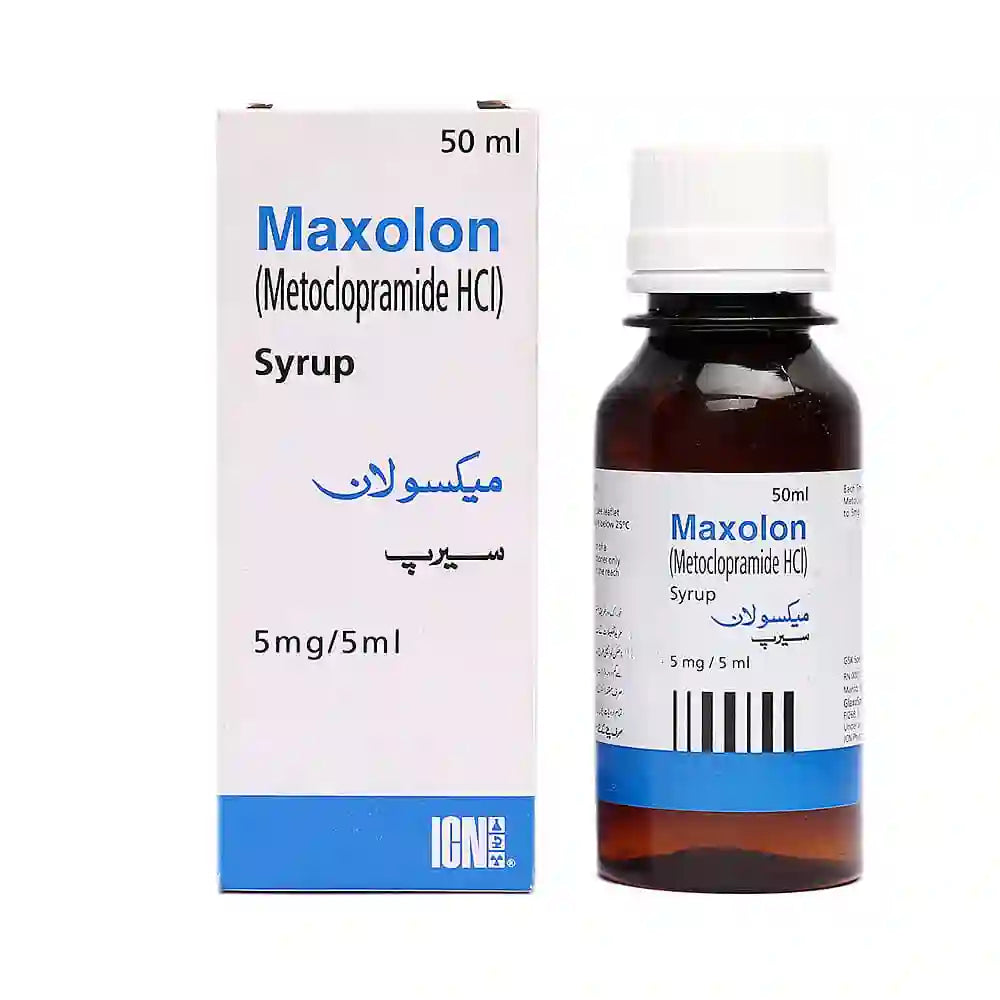 Maxolon 50Ml Syrup 5Mg/5Ml – Taabib.com