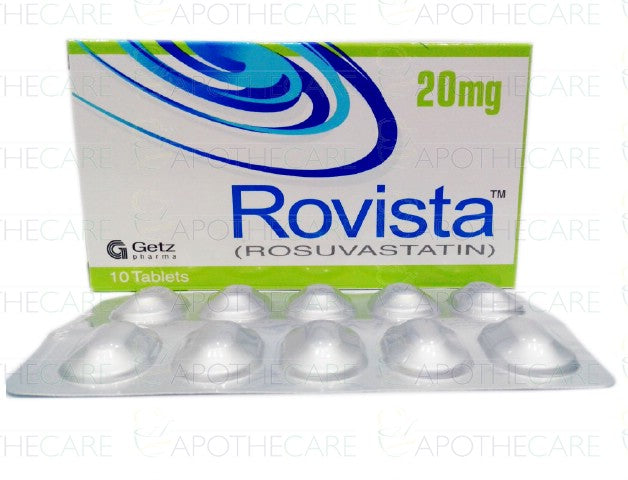 Rovista Tablets 20Mg (1 Strip = 10 Tablets) – Taabib.com
