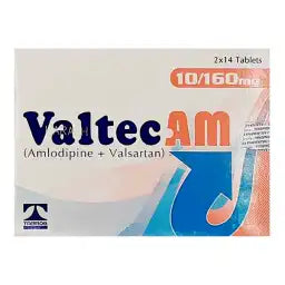 Valtec-Am Tablets 10Mg/160Mg (1 Strip = 14 Tablets) – Taabib.com